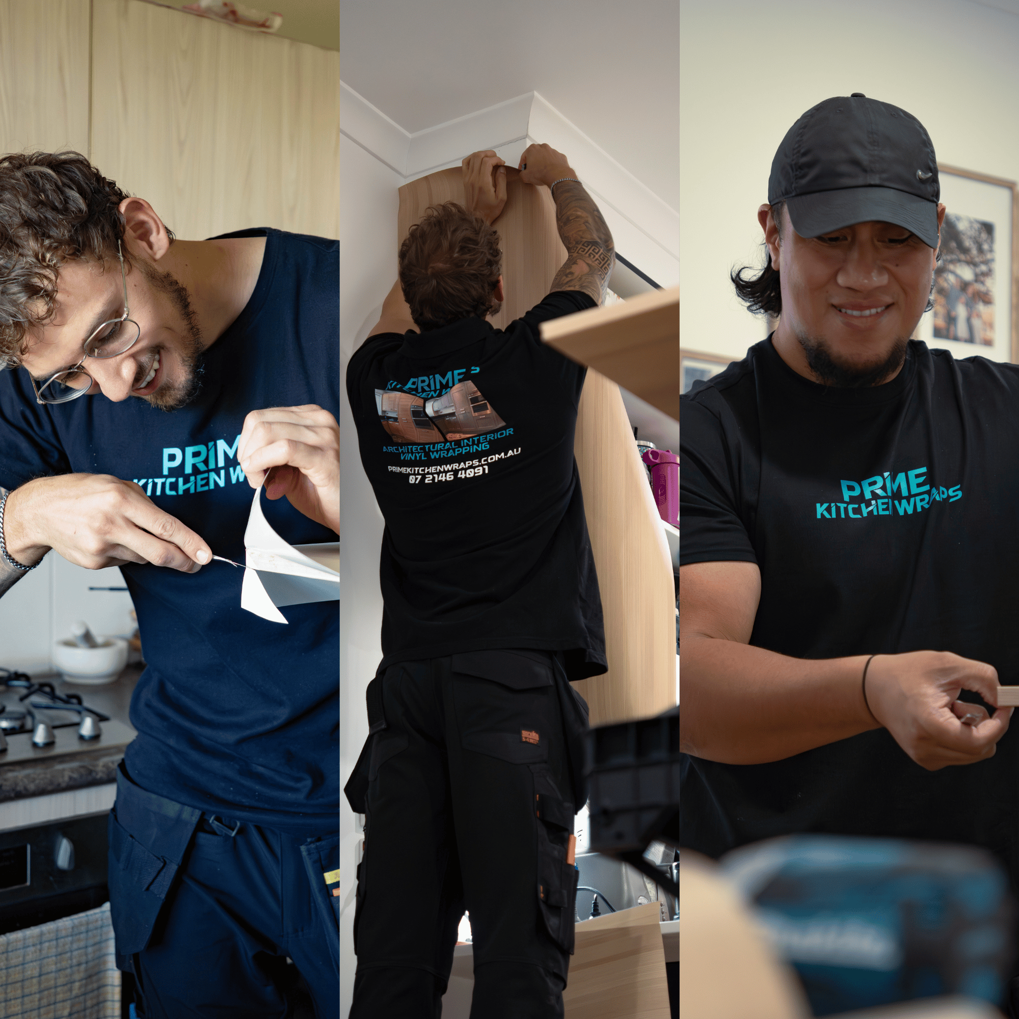 Prime Kitchen Wraps - Kitchen Vinyl Wrapping Services Brisbane